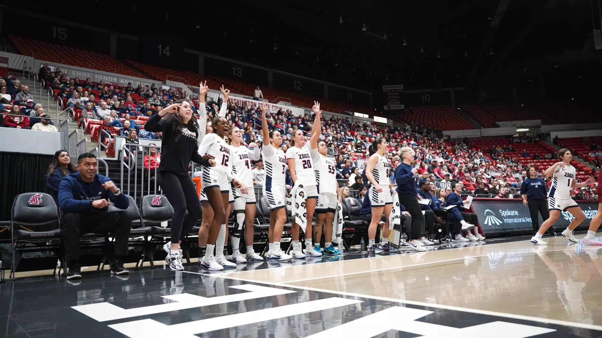 WBB Wins Over WSU, 81-75 - Gonzaga University Athletics