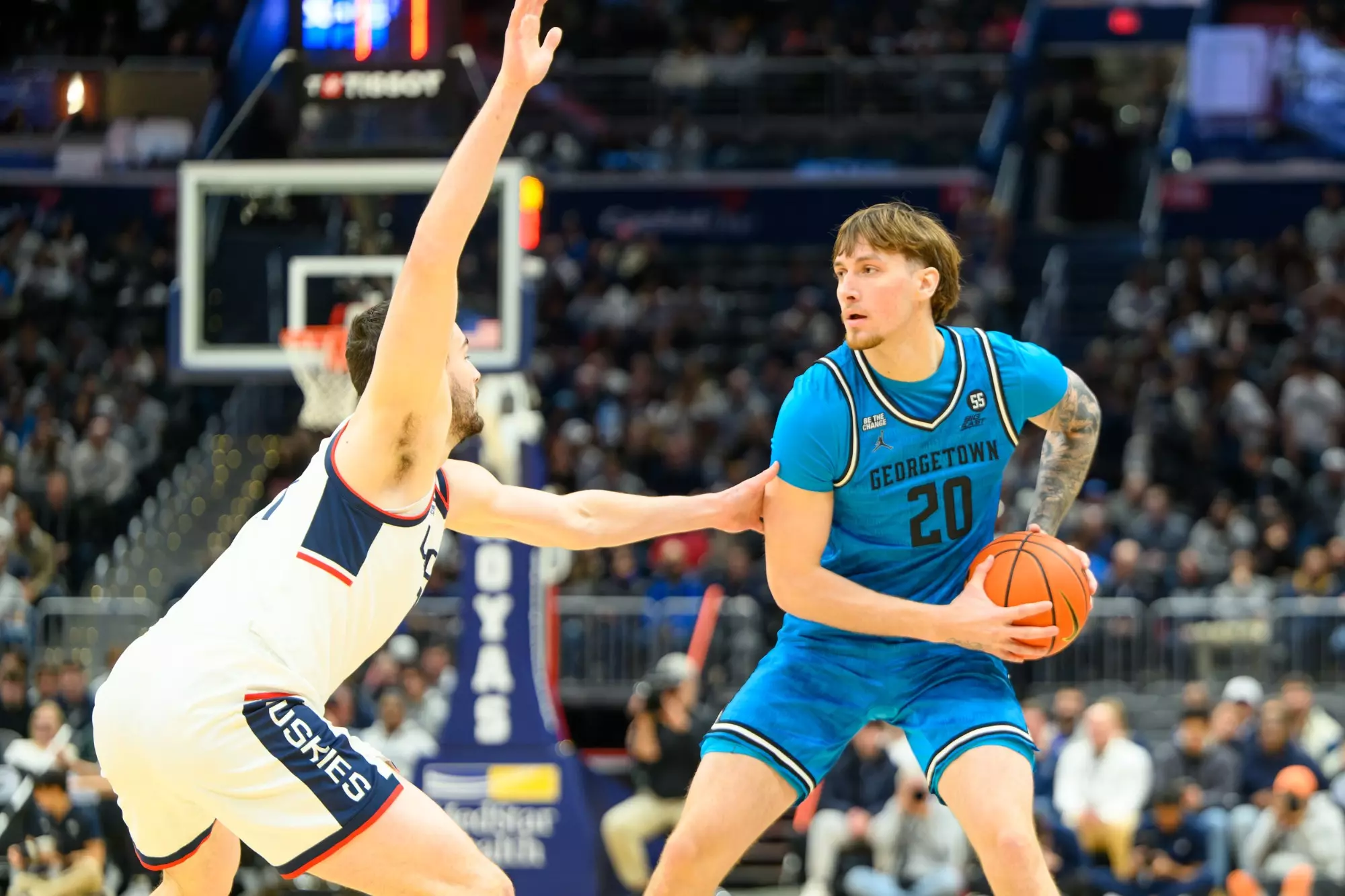 Georgetown Men’s Basketball Travels to Hartford to Face UConn ...