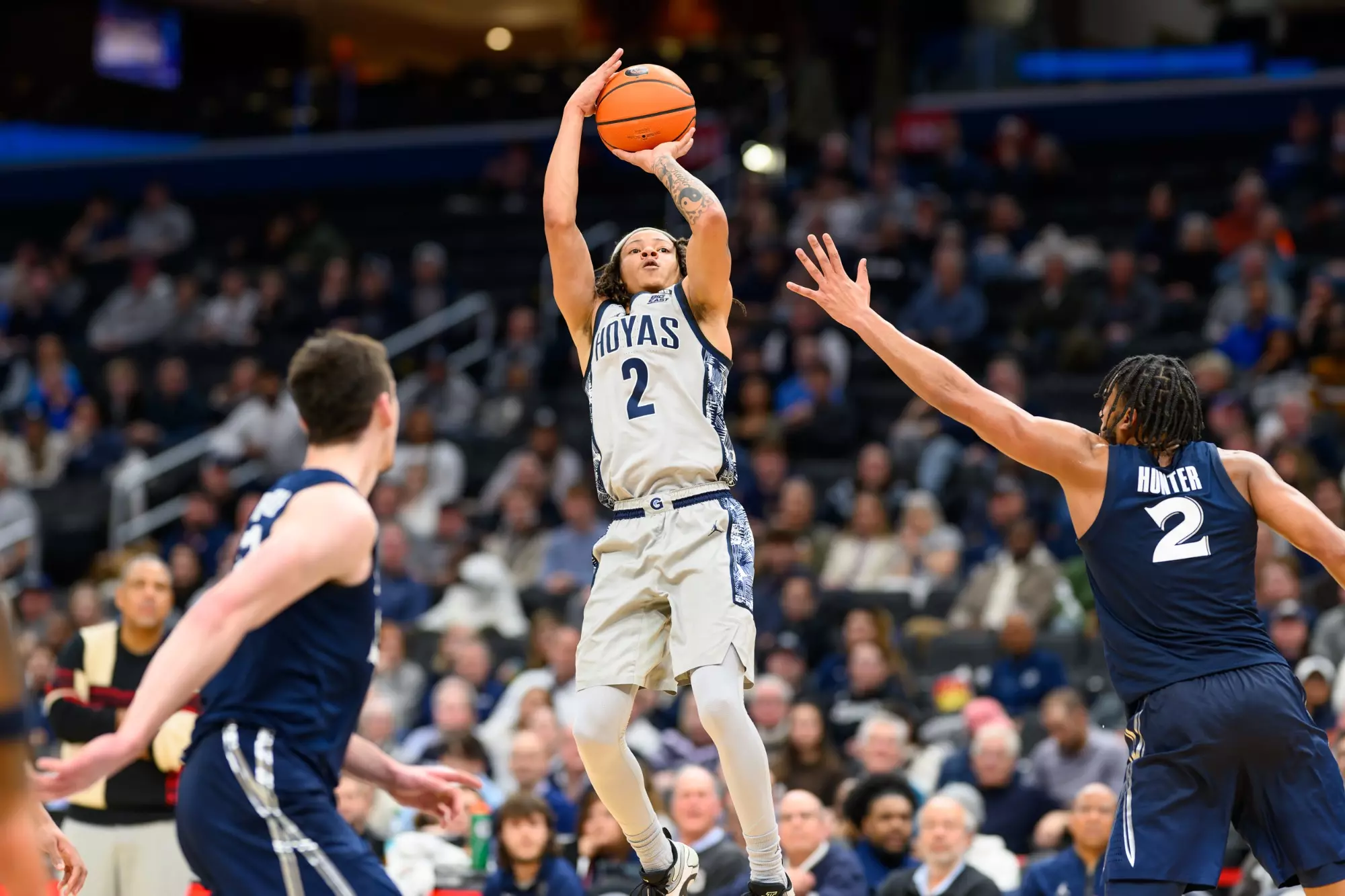 Hoyas Push Past Xavier Moving to 3-0 in BIG EAST Action - Georgetown ...