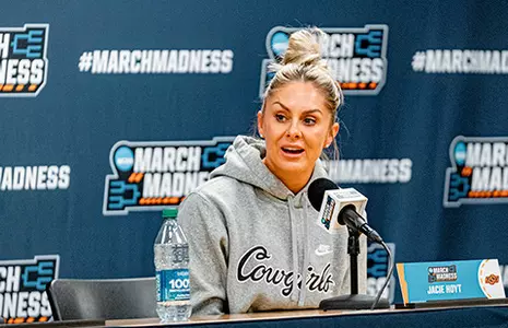 Jacie Hoyt Meets With Media To Preview Upcoming Season - Oklahoma State ...