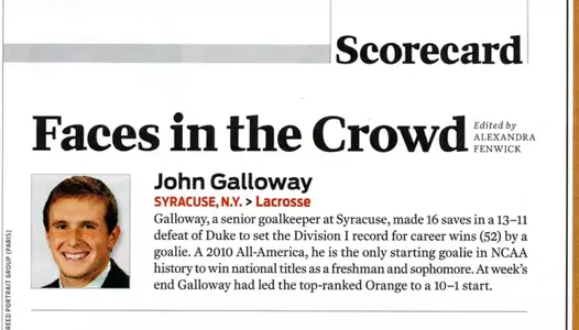 John Galloway - Men's Lacrosse - Syracuse University Athletics