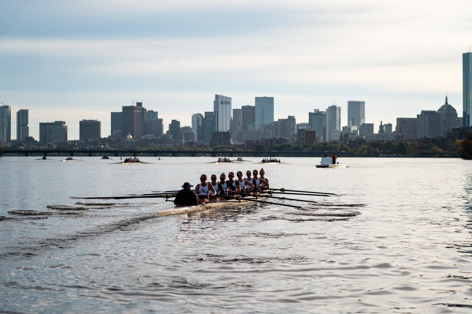 Rowing Club 4+ and Club 8+ Earn Top-10 Finishes - Boston College Athletics