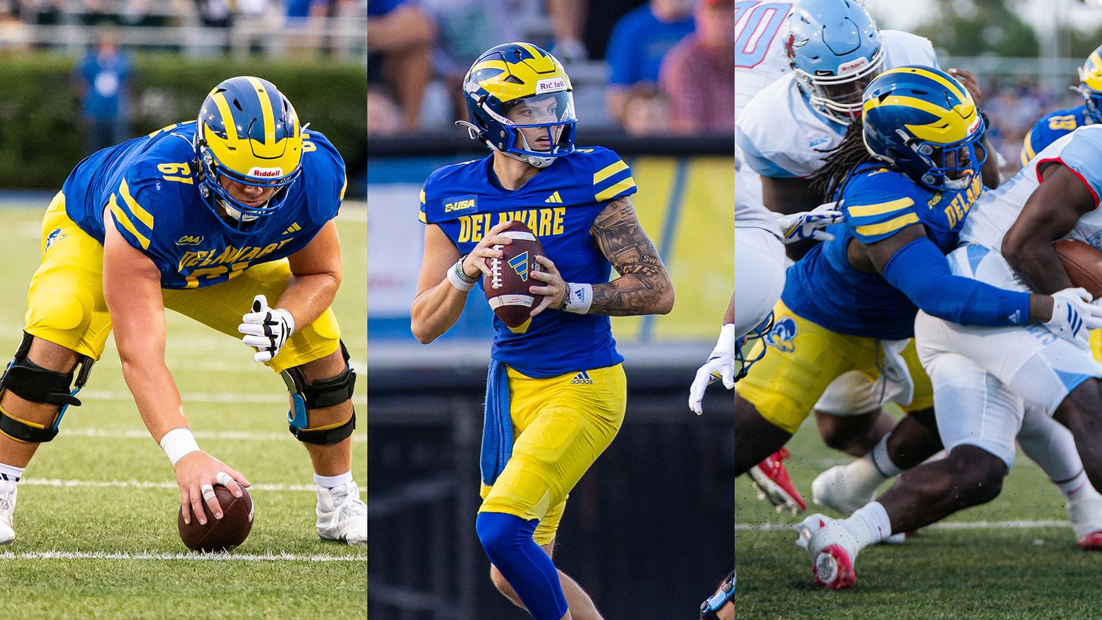 Three Delaware Football Players Named to 2026 College Gridiron Showcase ...