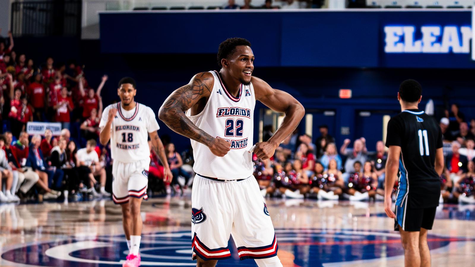 Vanterpool Drops 30 as Owls Win Monday Night - Florida Atlantic ...