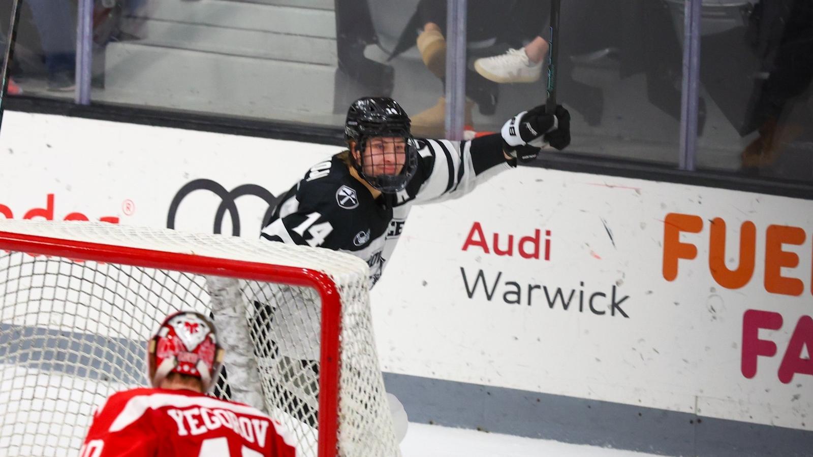No. 11 Men's Hockey Defeats No. 18 Boston University, 4-3 - Providence ...