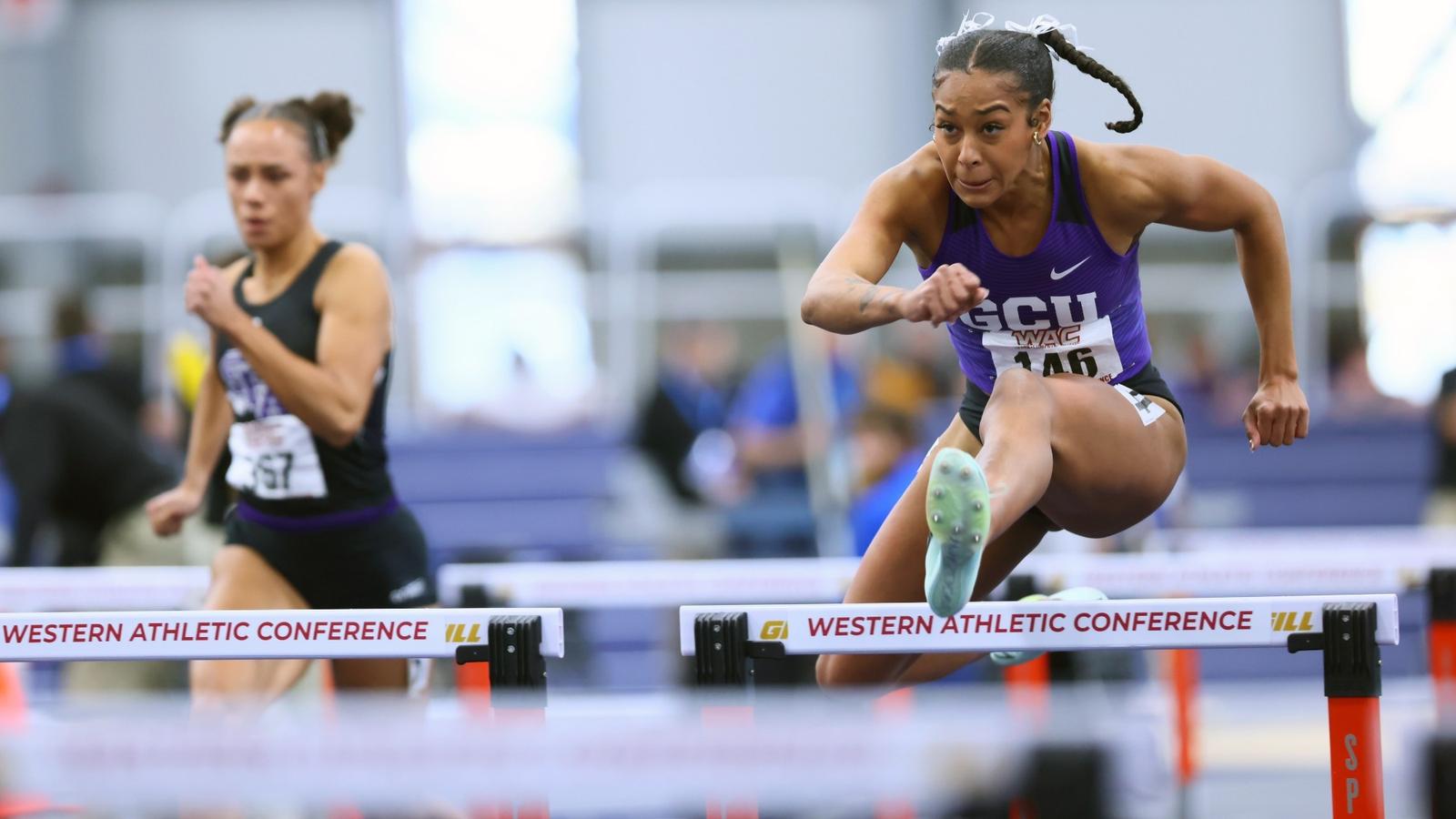 Tight race puts GCU women 4th at WAC Indoors - Grand Canyon University ...