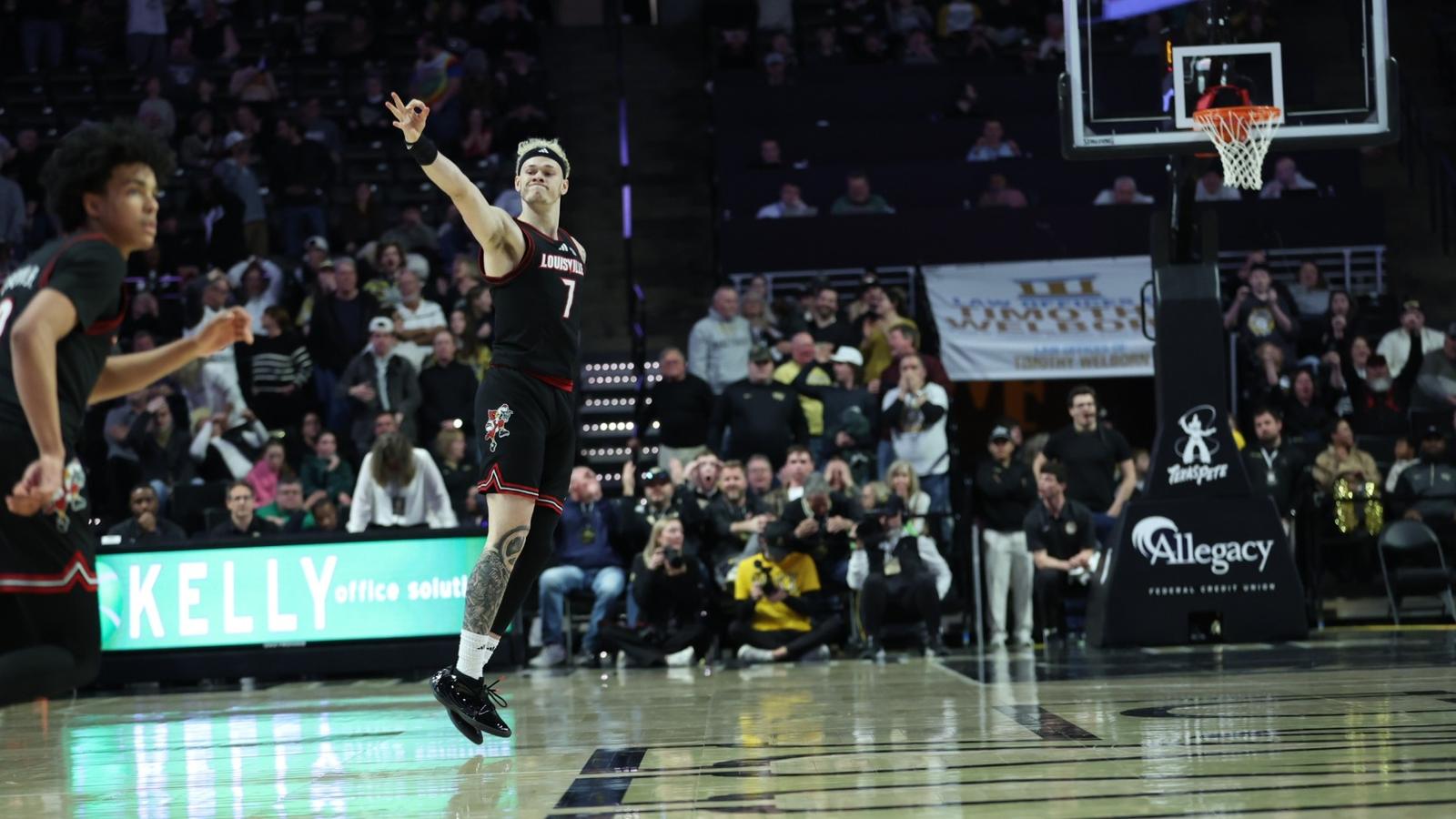 Louisville Holds Off Wake Forest 88-80 - University of Louisville Athletic