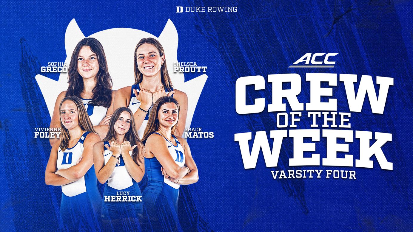 Varsity Four Tabbed ACC Crew of the Week - Duke University