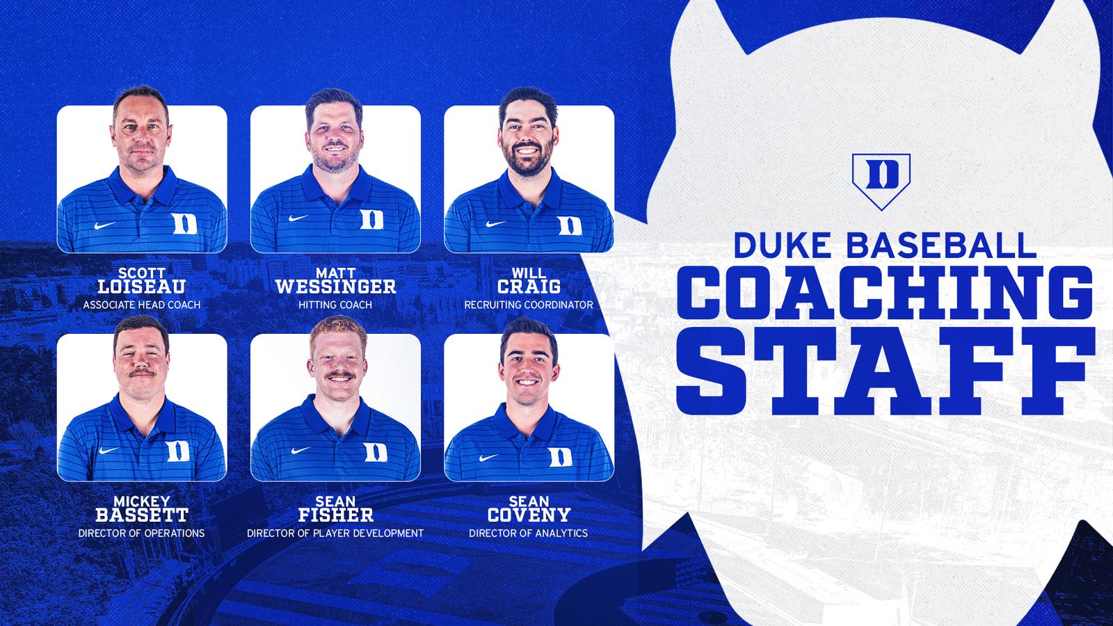 Muscara Finalizes Duke Baseball Staff - Duke University