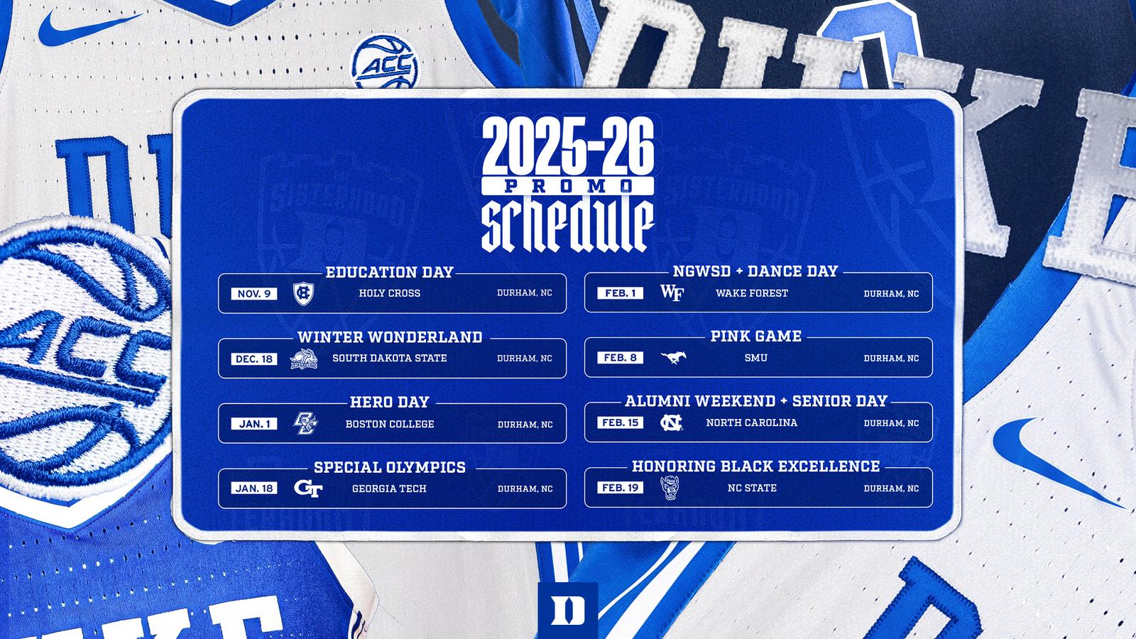 blue devils schedule