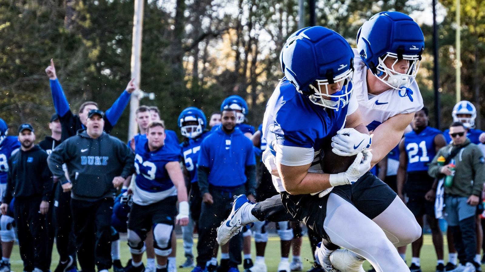 Blue Devils Hold Initial Spring Workout - Duke University