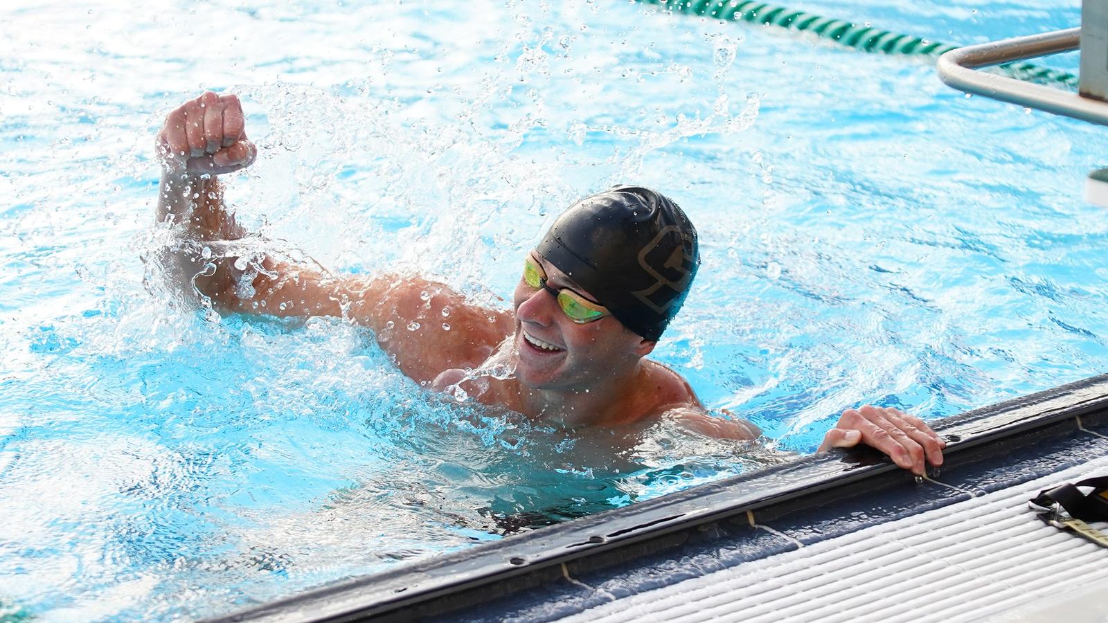 Cal Poly Swim and Dive Captures Blue-Green Rivalry Win Over UCSB - Cal Poly
