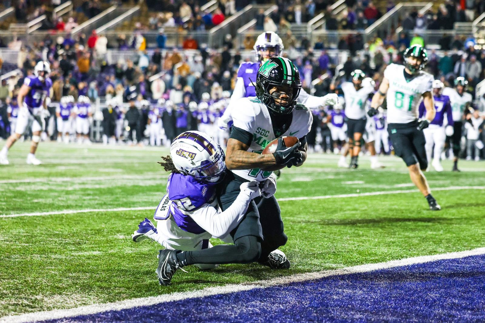 Marshall Football Tops JMU in Double-OT For SBC East Title - Marshall ...