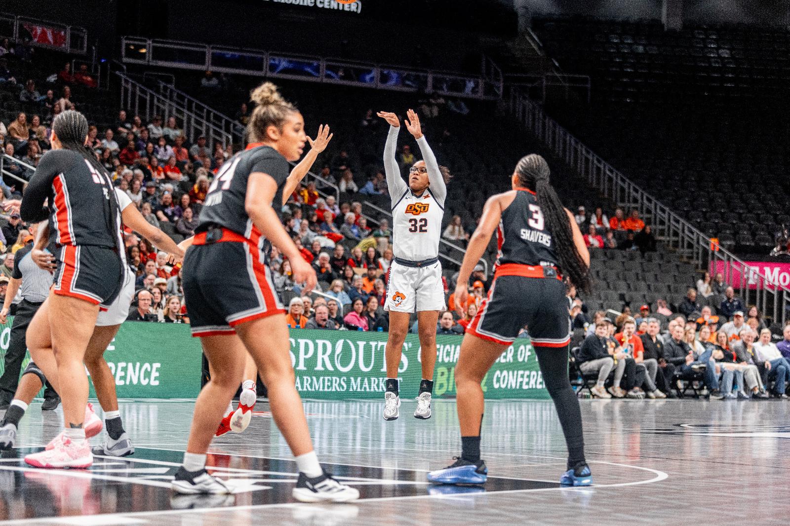 No. 21 Oklahoma State women top Texas Tech 62-59, will play Baylor in ...