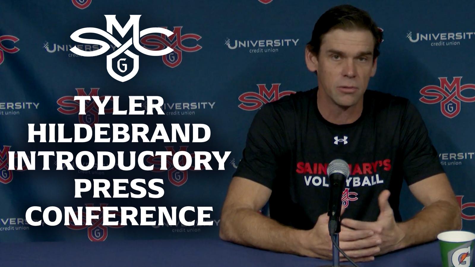 VB | Introductory Press Conference for Head Coach Tyler Hildebrand ...