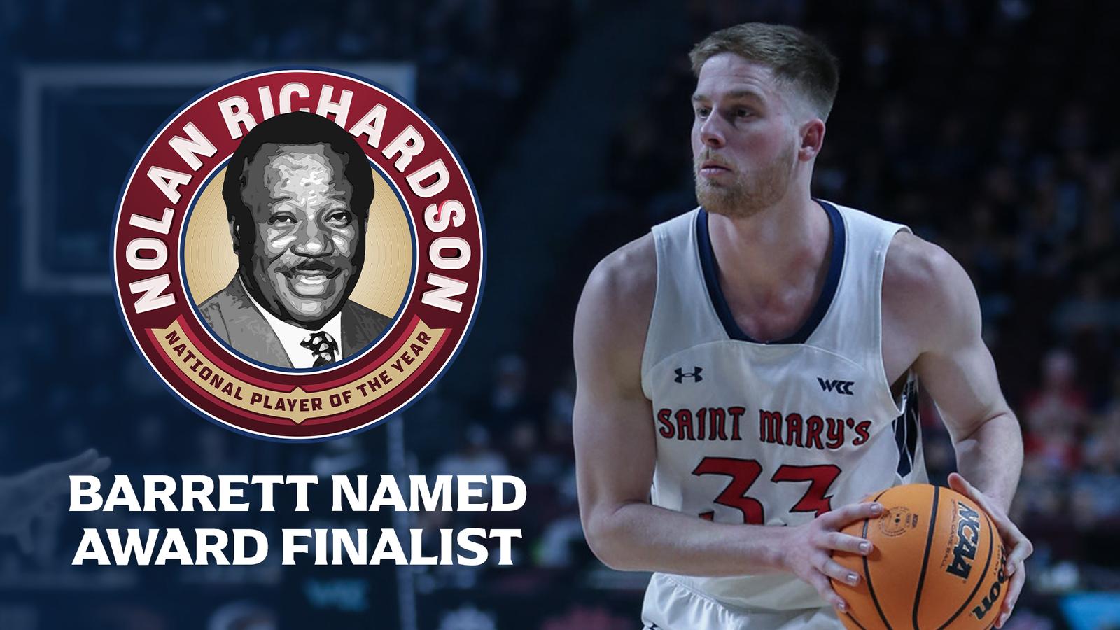 MBB | Luke Barrett Named Finalist for the Nolan Richardson Leadership ...