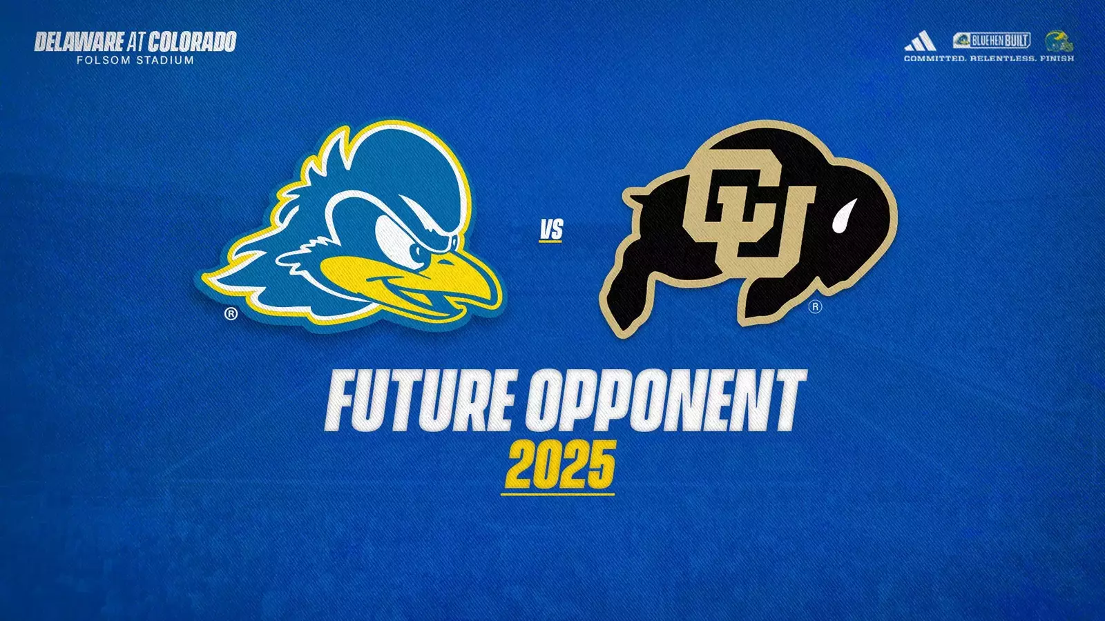Delaware Football Announces 2025 Contest at Colorado - University of ...