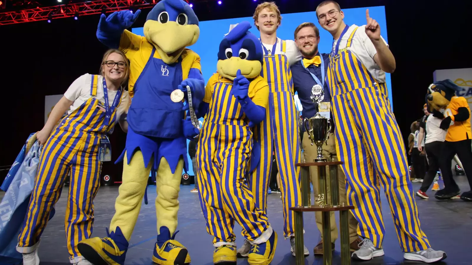 Hire YoUDee and Baby Blue! - University of Delaware Athletics