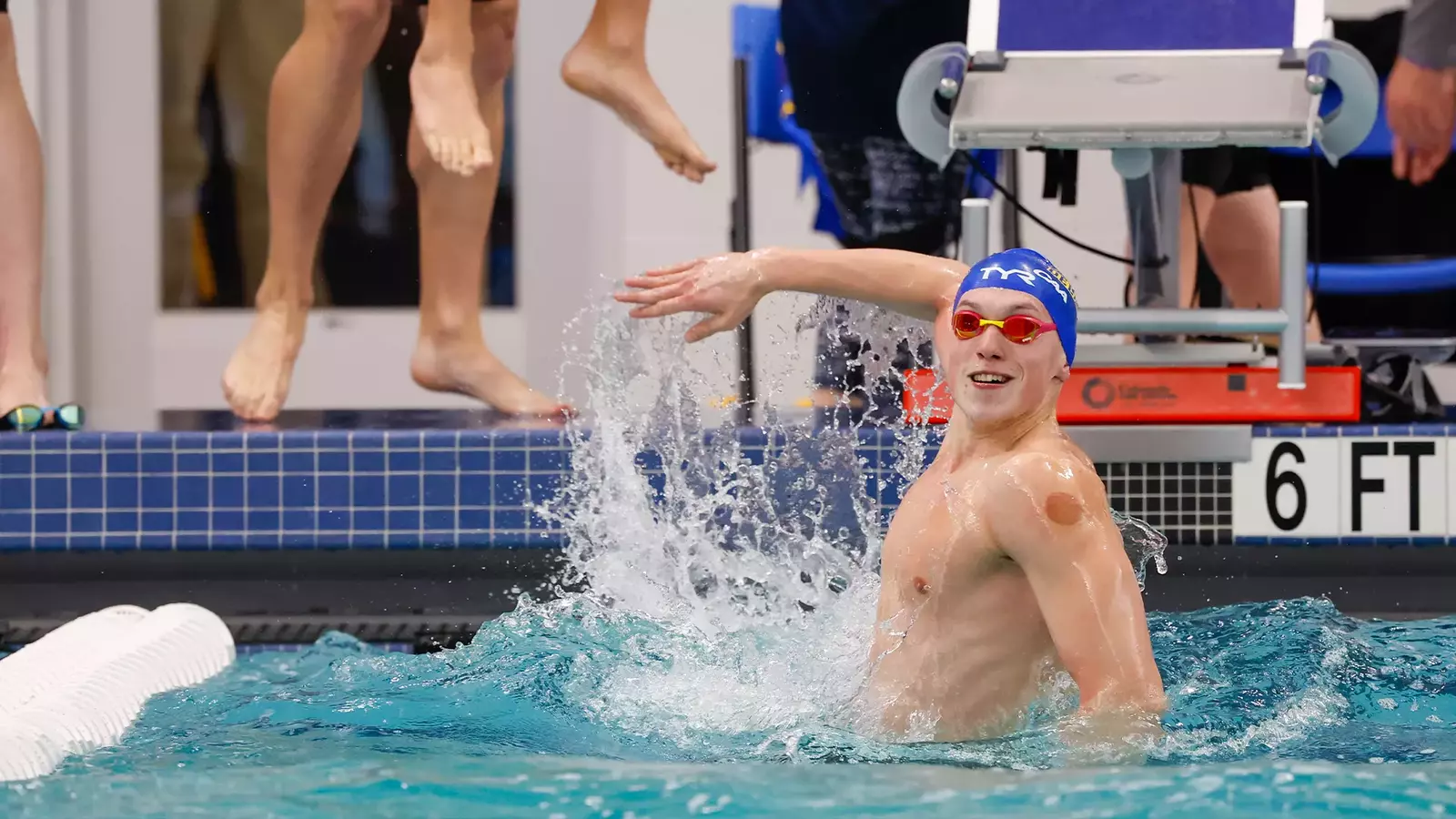Men's Swimming & Diving Places Second at CAA Championships - University ...