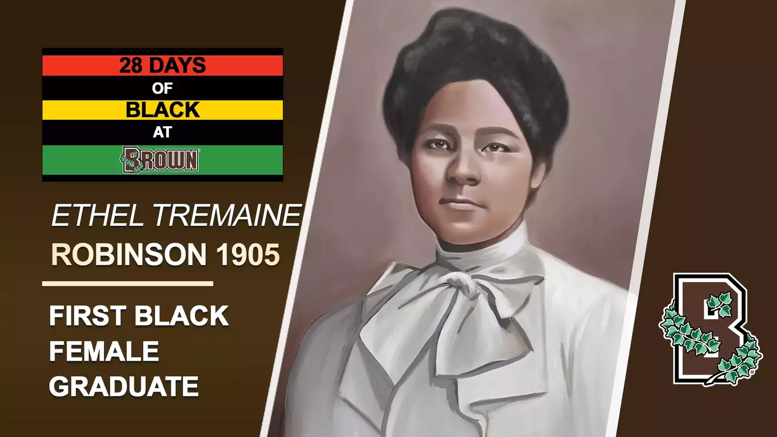 28 Days of Black at Brown: Day 18: Ethel Tremaine Robinson 1905, Brown ...