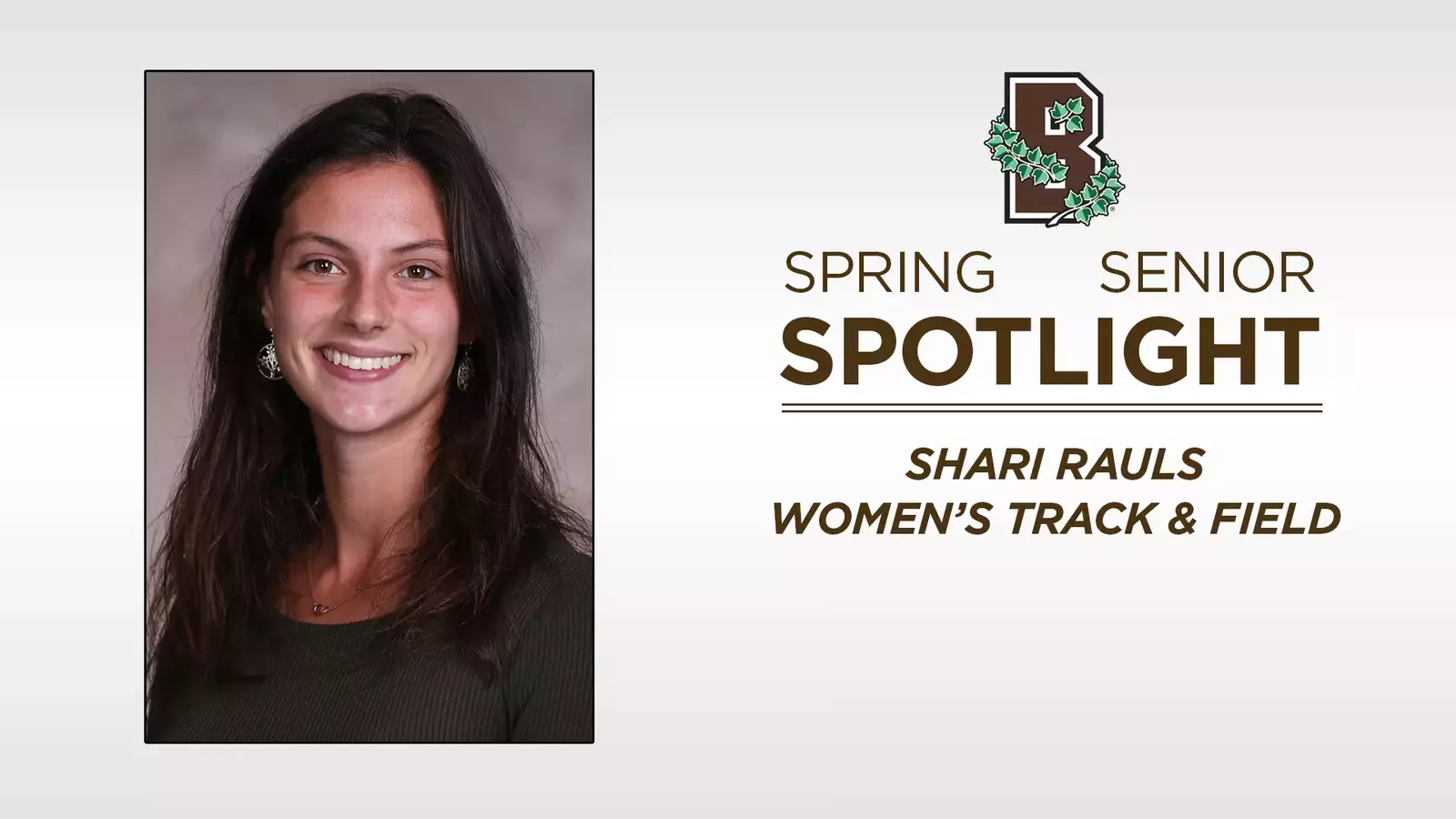 Spring Senior Spotlight: Shari Rauls, Track & Field - Brown University ...
