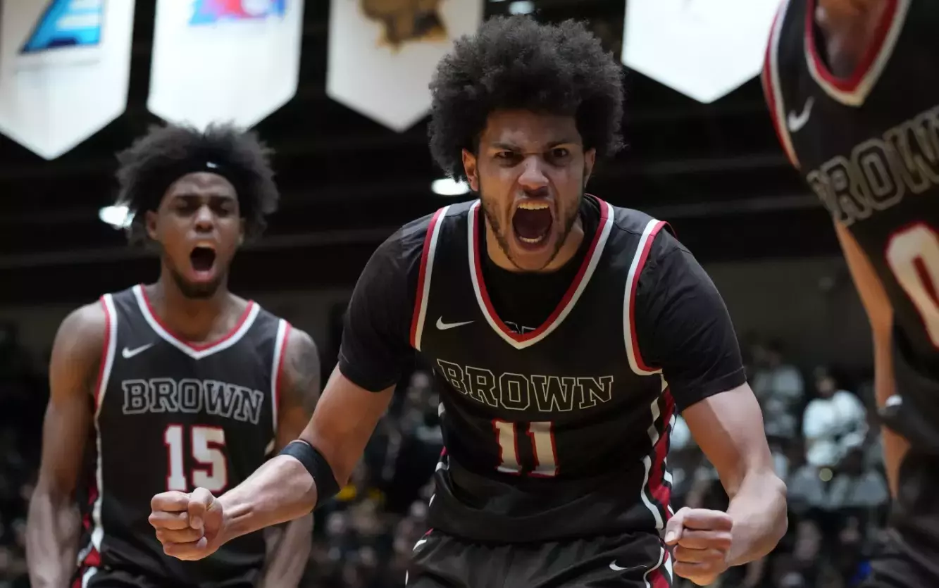 Men's basketball's huge first half helps topple Bryant, 72-60 - Brown ...