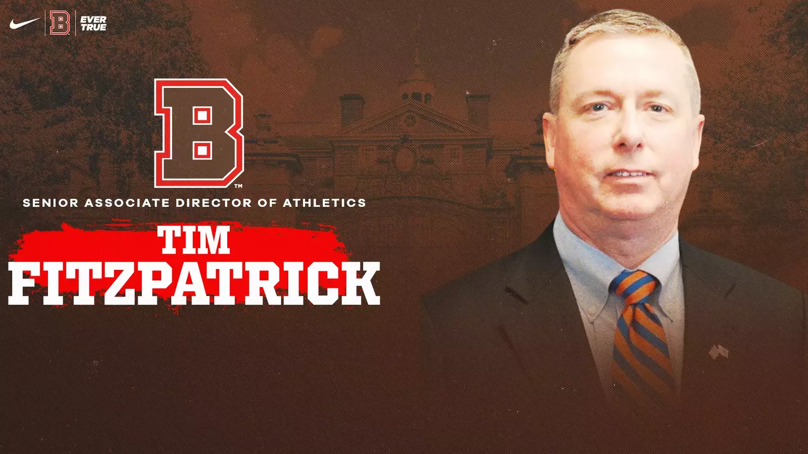Tim Fitzpatrick Named Senior Associate Director of Athletics for Facilities, Operations and ...