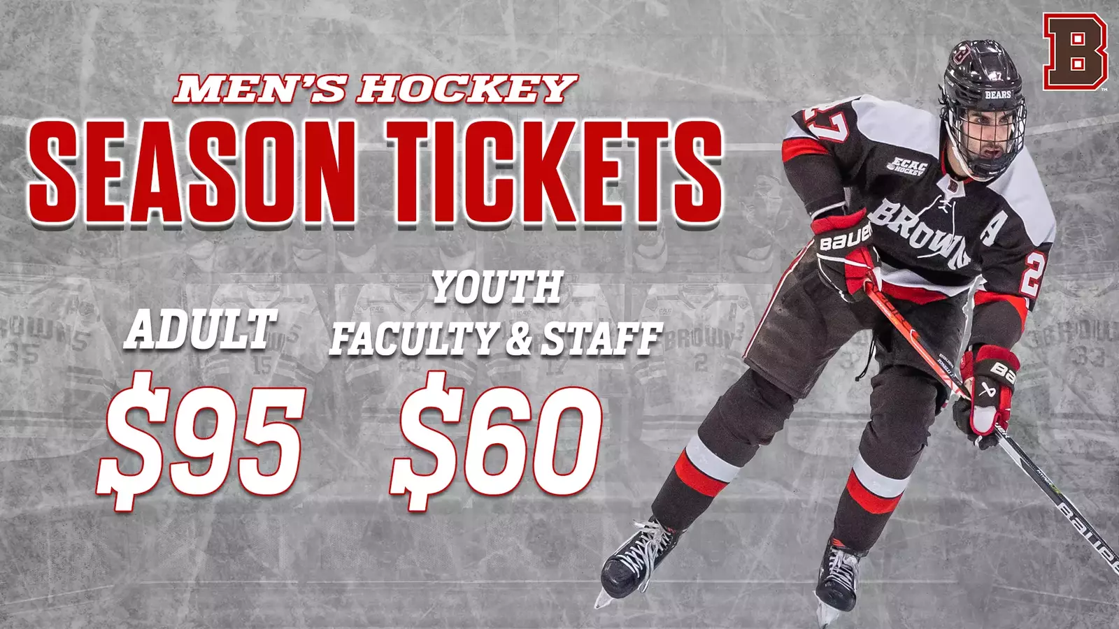Men's Hockey Single Game and Season Tickets On Sale Now - Brown ...