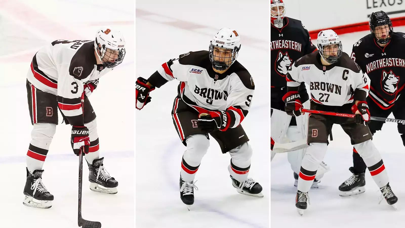 Men's Hockey Garners Three All-Ivy Selections - Brown University Athletics
