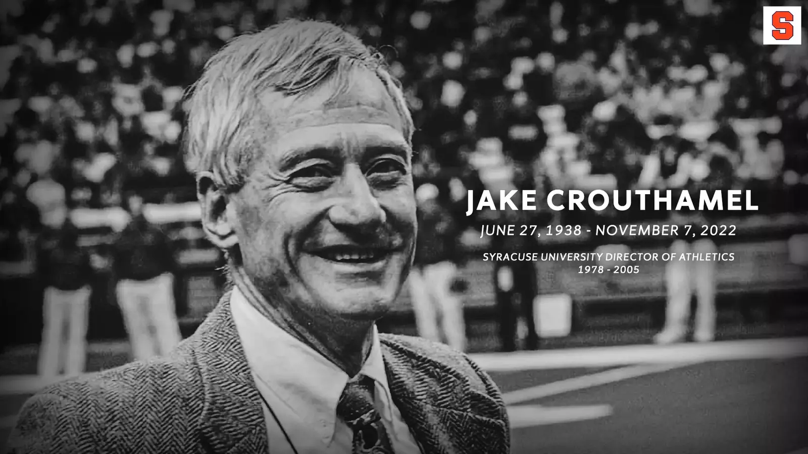 Former Syracuse AD Crouthamel Passes Away - Syracuse University Athletics