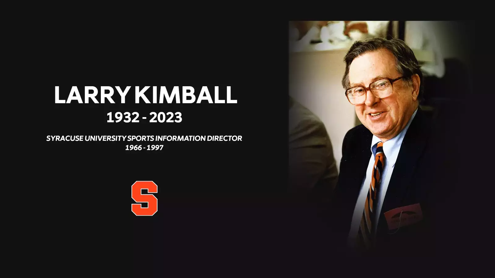 Syracuse Mourns the Passing of Longtime SID Larry Kimball - Syracuse ...