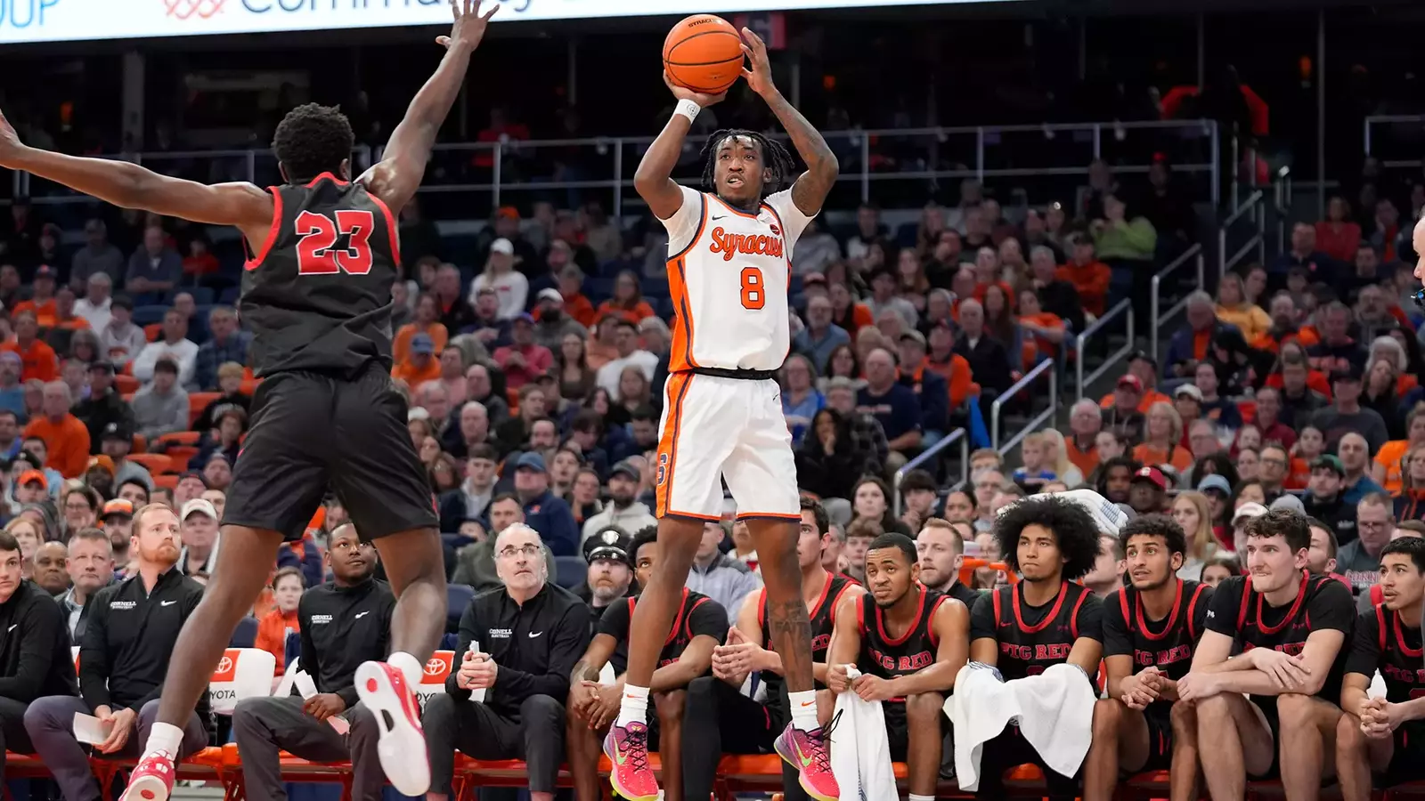 Freshmen Scoring Powers Orange Past Big Red - Syracuse University Athletics