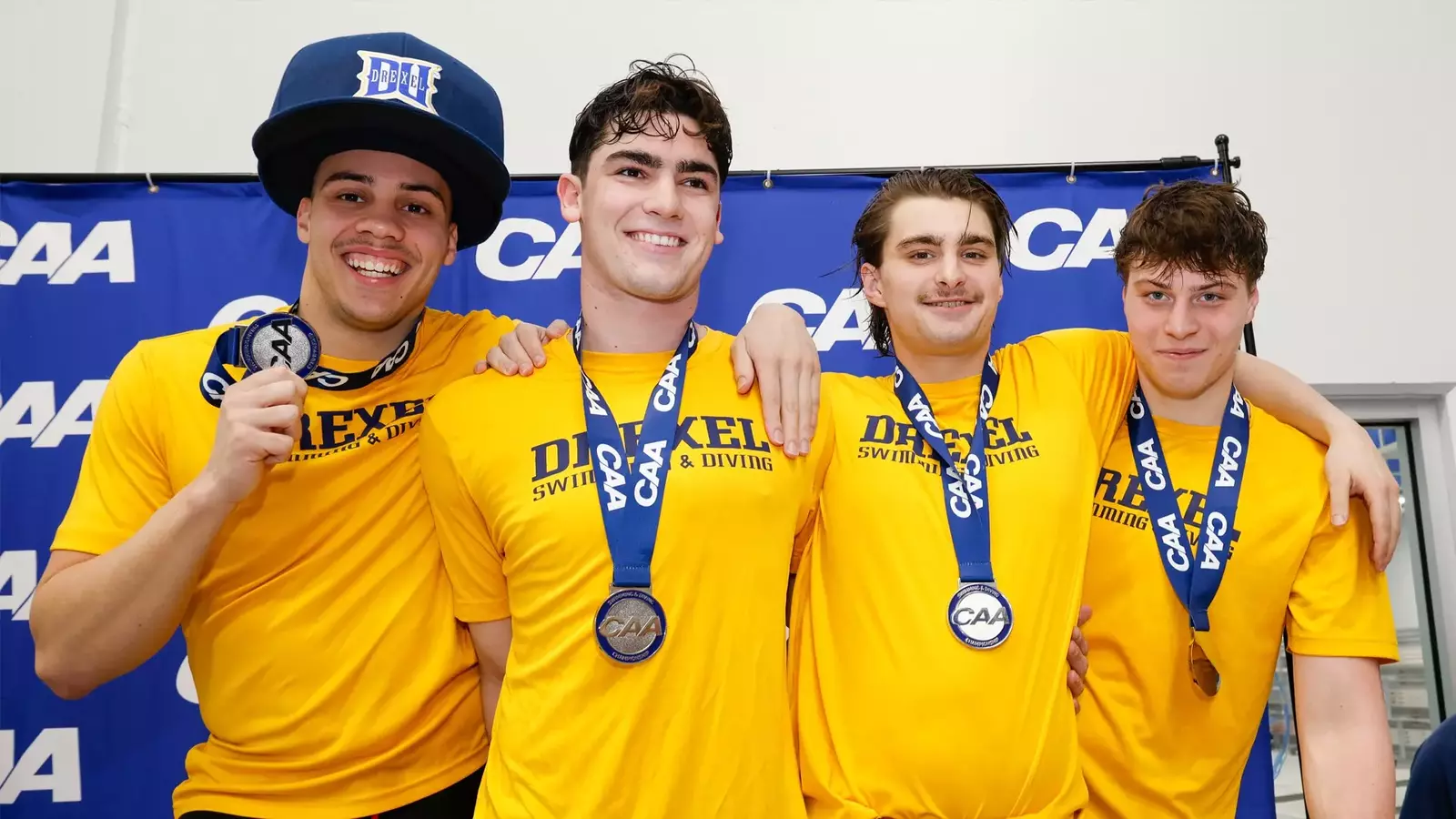 Men's Swimming and Diving Wins Silver on Night One of CAA Championships ...