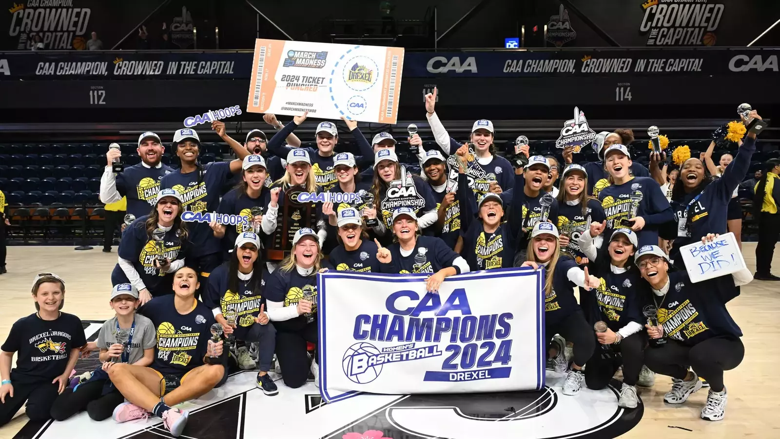 Women's Basketball Captures Third CAA Title in Program History; Down ...