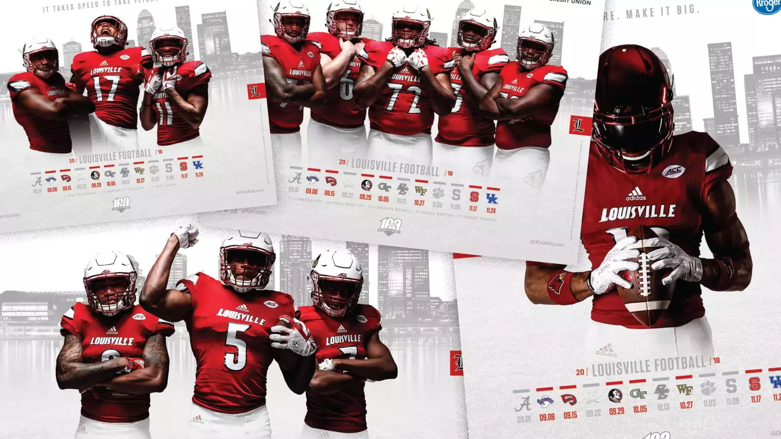 2018 Schedule Posters Available - University of Louisville Athletic