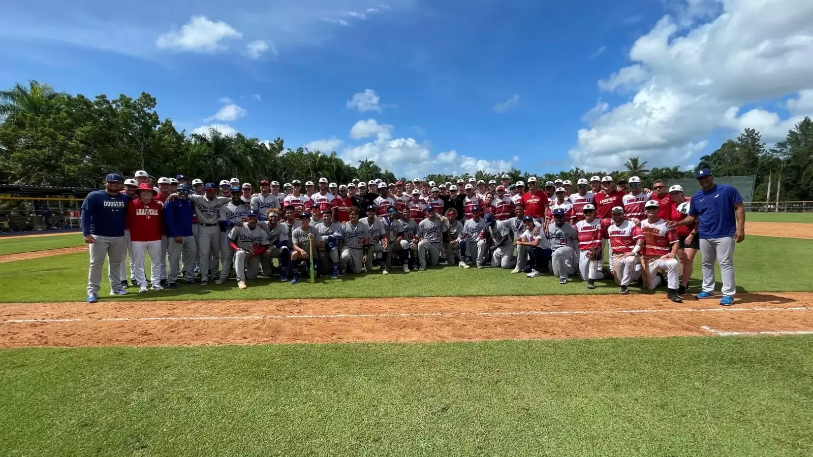 Louisville Baseball Plays Dodgers Academy Team to Tie - University of ...