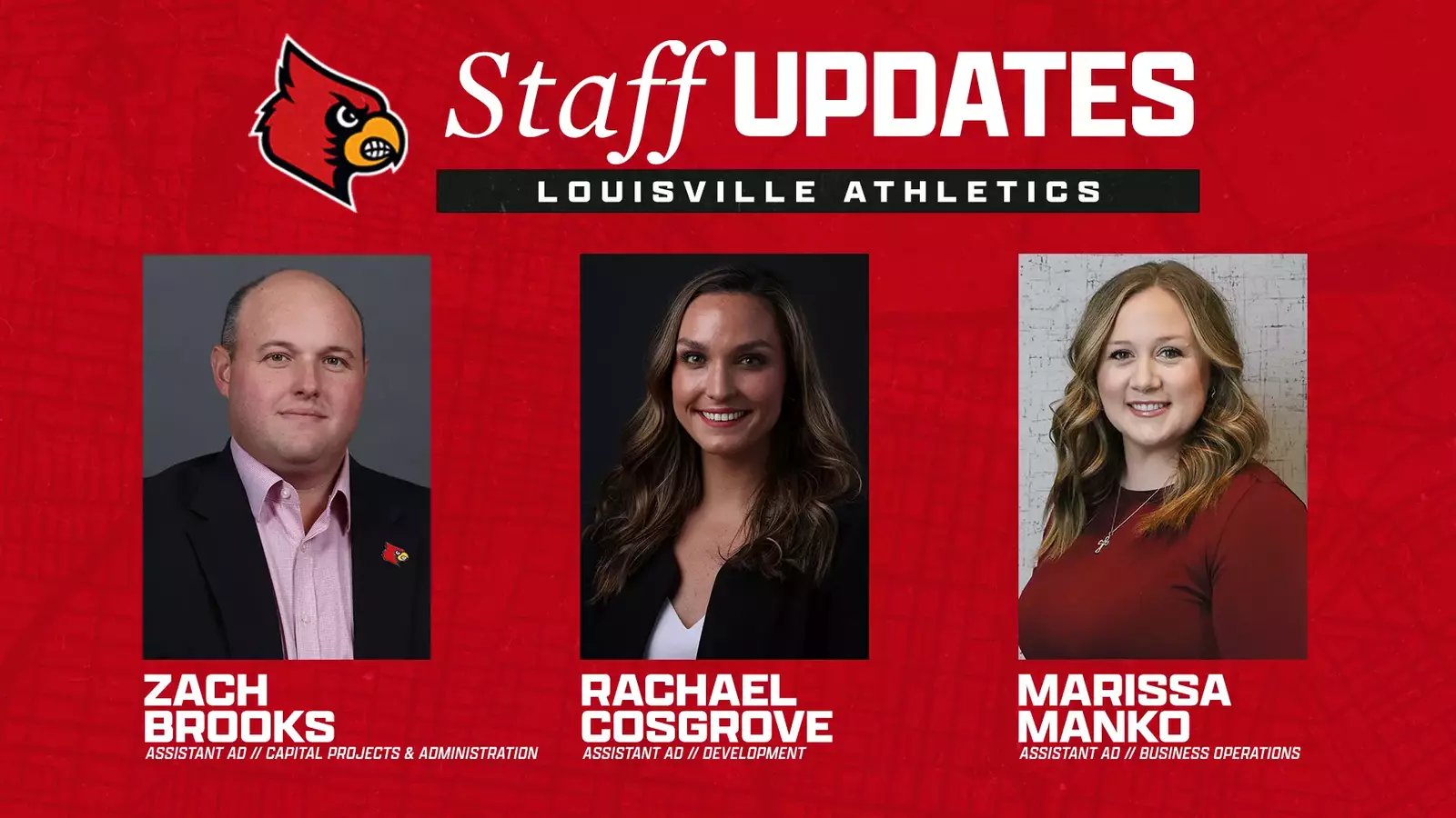 Three UofL Administrators Elevated to Assistant AD Roles - University ...
