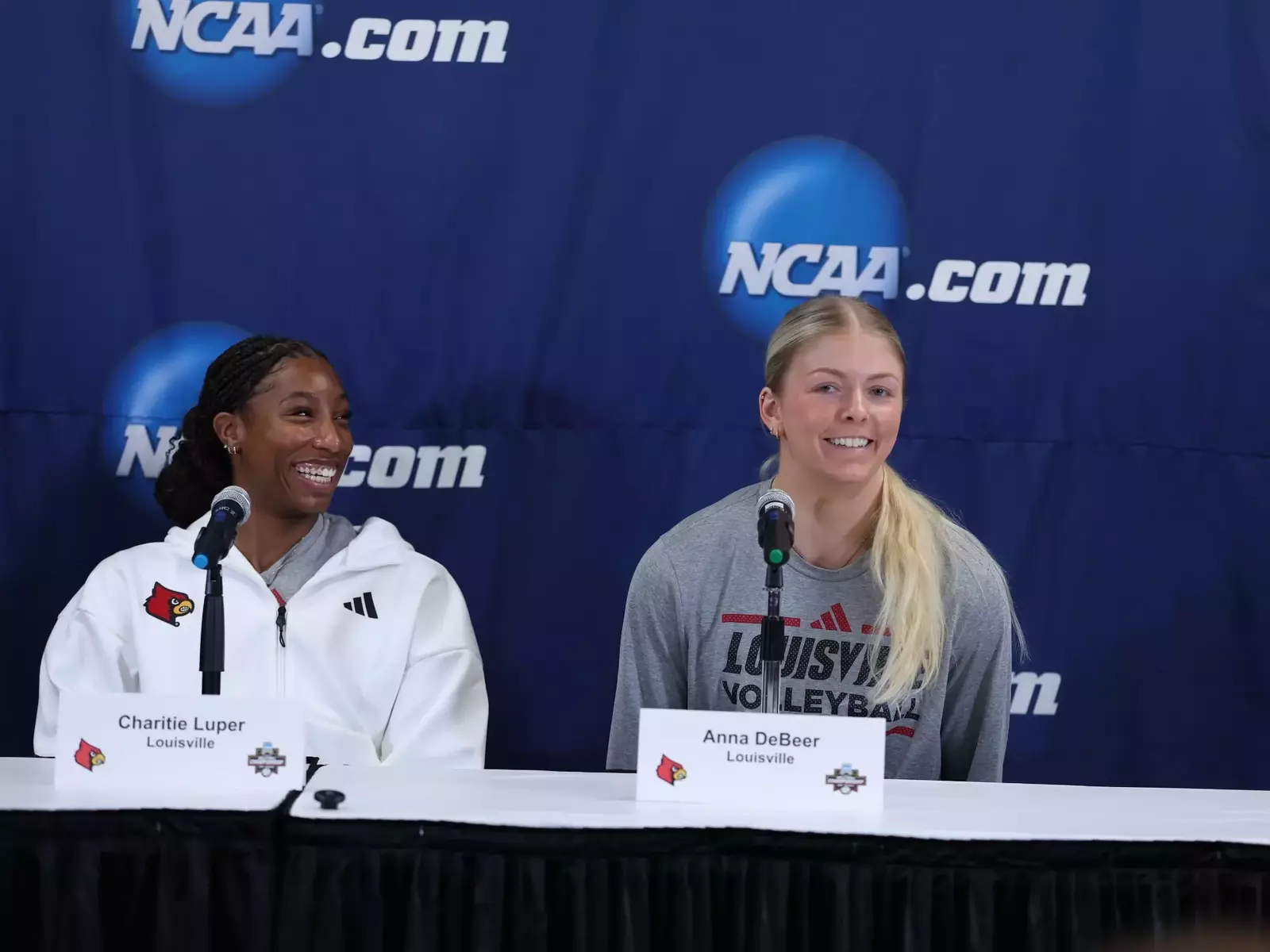 Louisville Volleyball Meets with the Press on NCAA Regional Practice ...