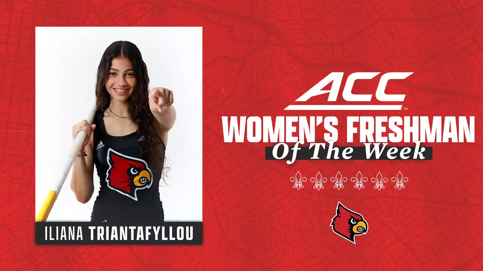 Triantafyllou Earns ACC Freshman of the Week Honors - University of Louisville Athletic