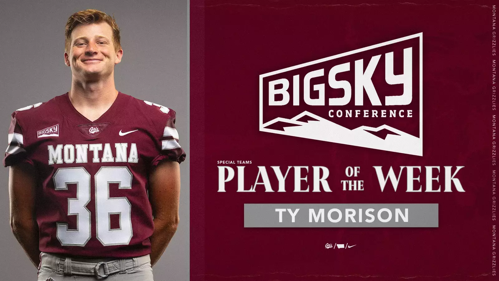 BSC ST POW Ty Morrison | Montana Grizzlies Athletics Fan Forums