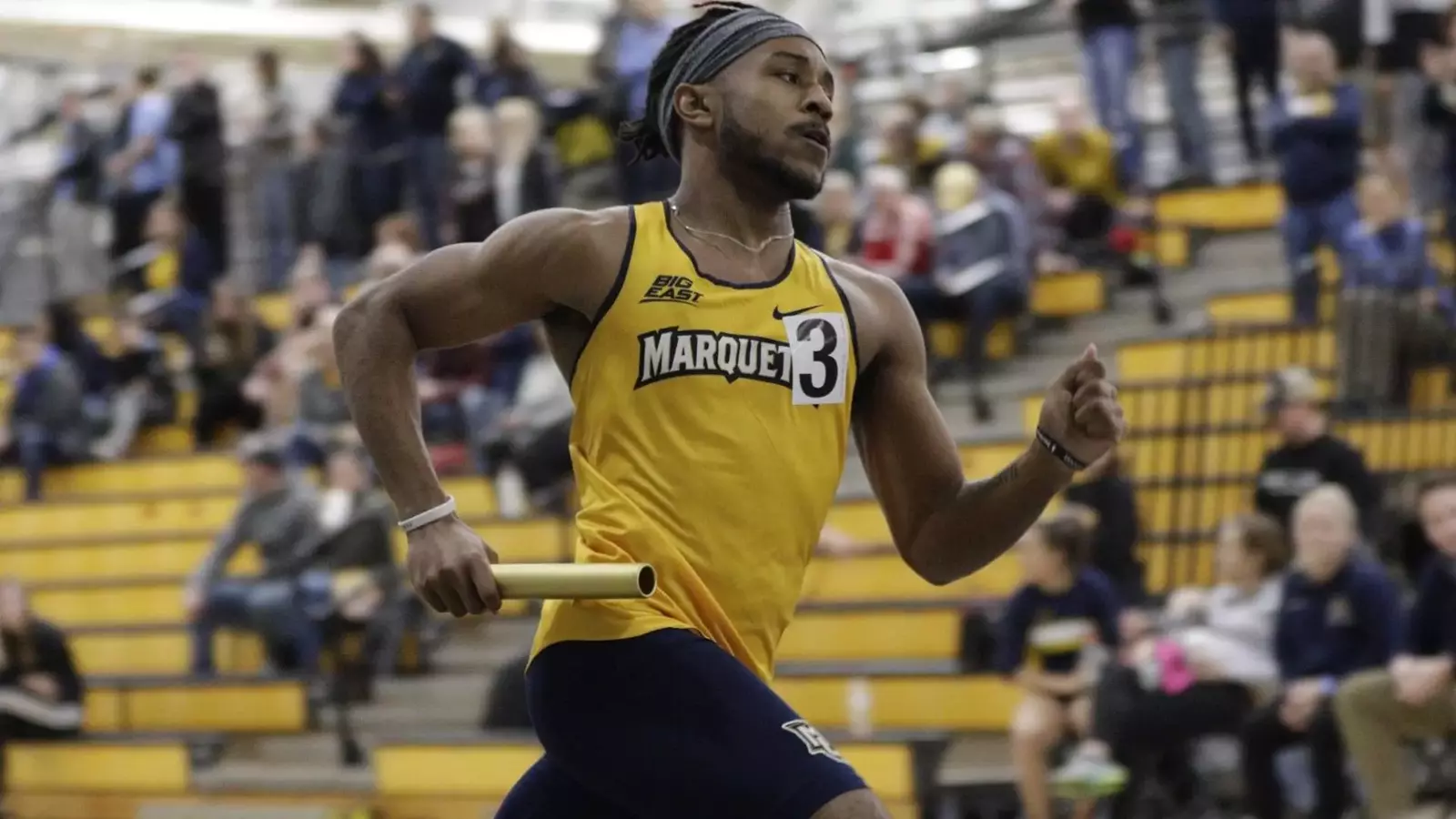 Julian Wright Breaks 400m School Record at GVSU Big Meet - Marquette ...