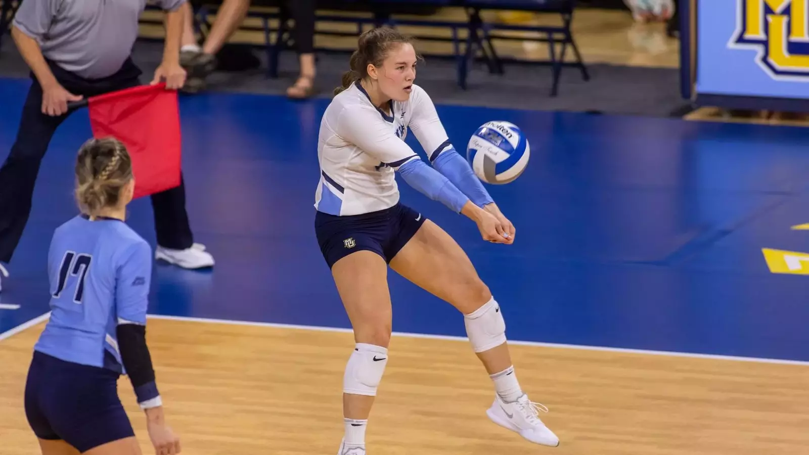 Volleyball earns sweep in final road match at Butler - Marquette ...
