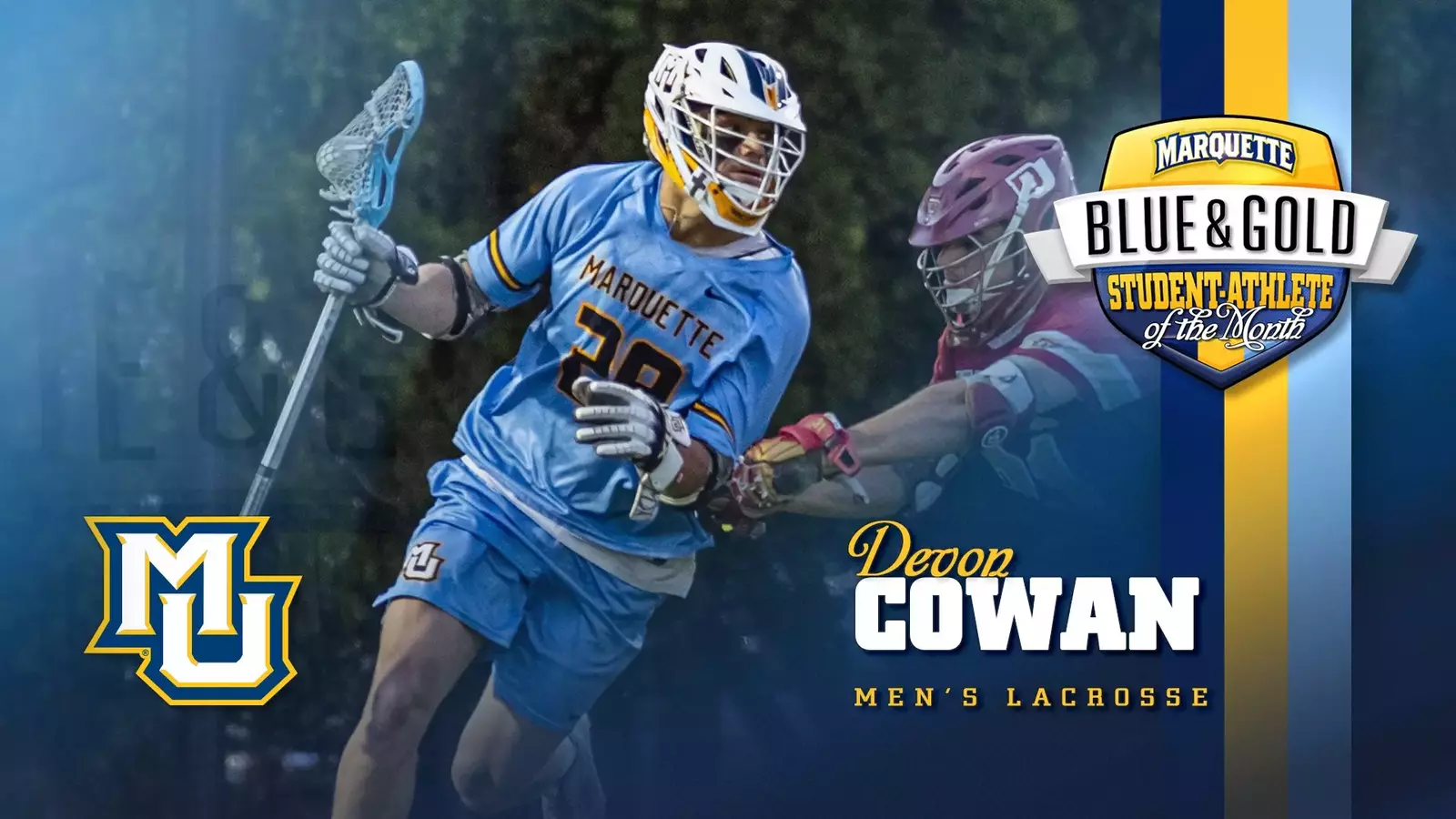 'Blue & Gold' Student-Athlete: Devon Cowan - Marquette University Athletics