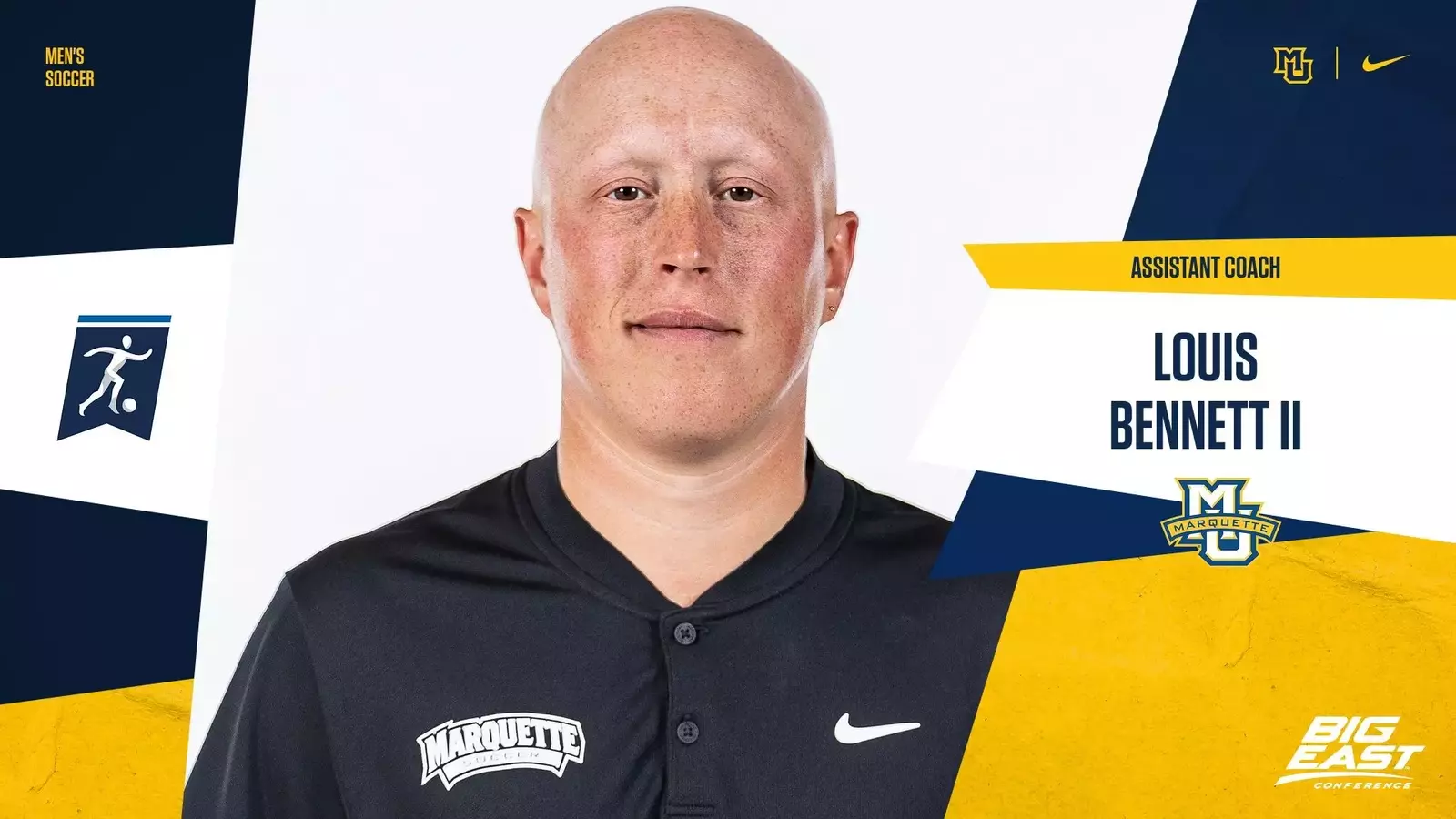 Louis Bennett II Named Marquette MSOC Assistant Coach - Marquette ...