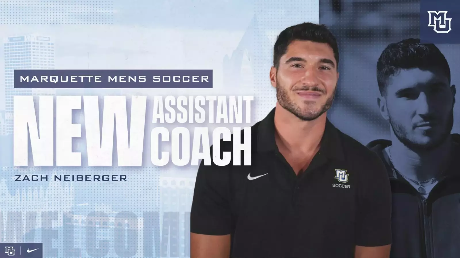 MSOC Adds Neiberger As Assistant Coach - Marquette University Athletics