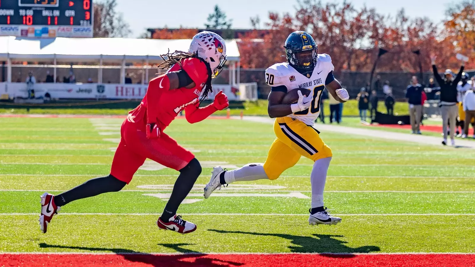 Northington Sets Career Rush Game But Racers Fall At Illinois State ...