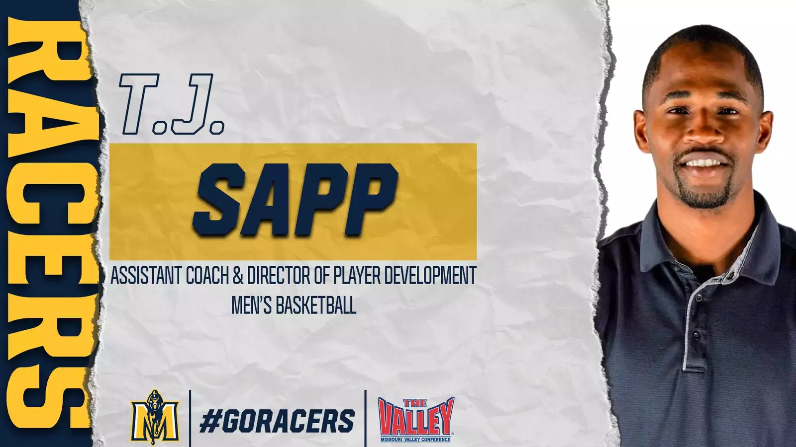 Former Racers Star T.J. Sapp Returns Home to Join Men's Basketball ...
