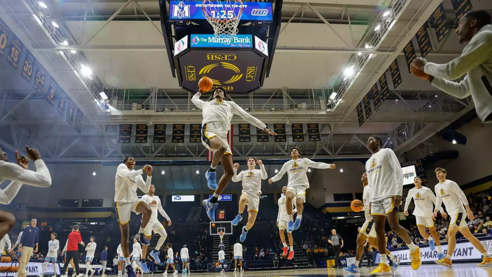 First Place Racers Back At The Bank - Host UNI Sunday - Murray State ...