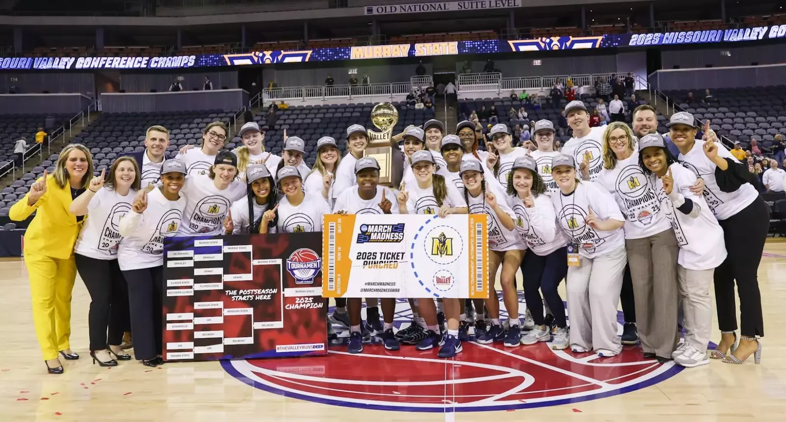 Racers Win Mvc Tournament Title Young Reaches 3k Murray State