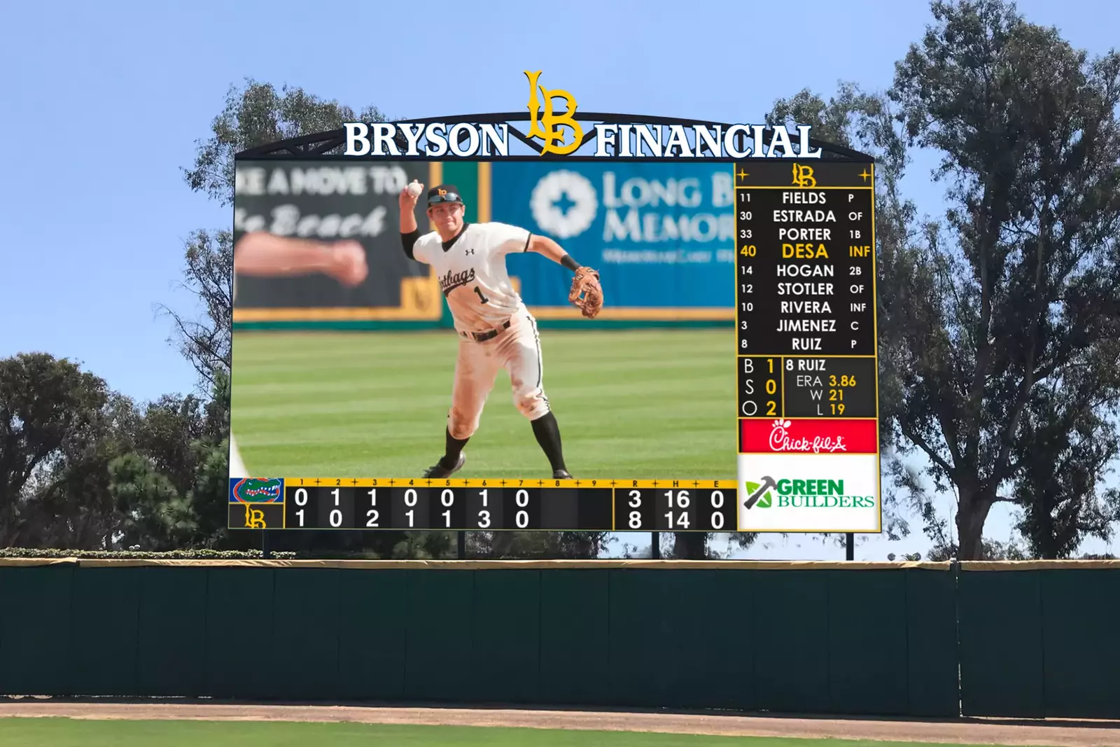 Long Beach State Announces New Bryson Financial Video Board at Bohl ...